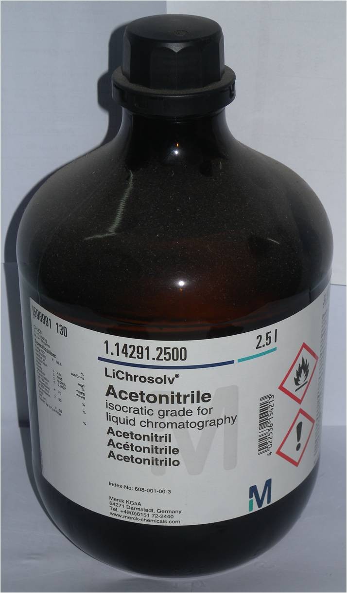 Acetonitrile HPLC - Công Ty TNHH Cung Ứng Vật Tư Hòa Phát